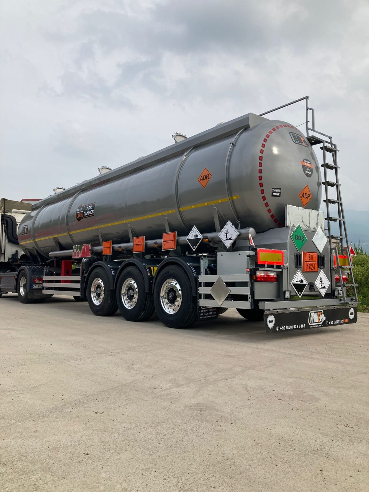 Kimyevi Madde Tankeri - Rhino Tank Process & Trailer